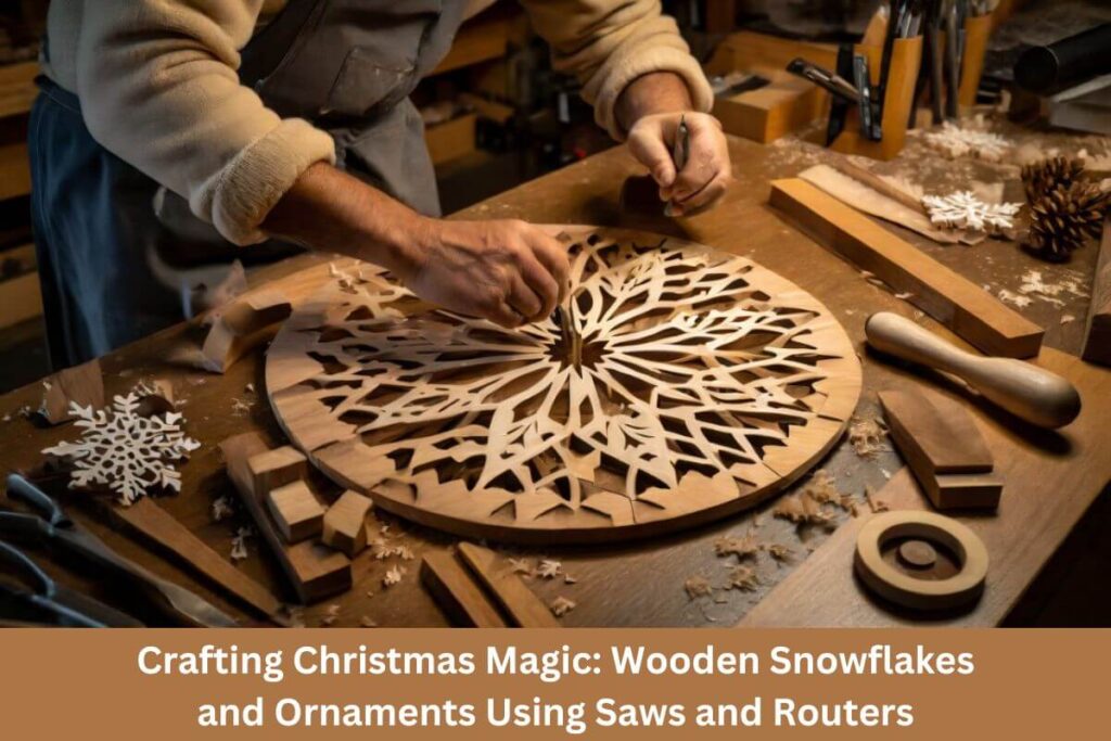 Crafting Christmas Magic: Wooden Snowflake and Ornaments – Tools Mirror
