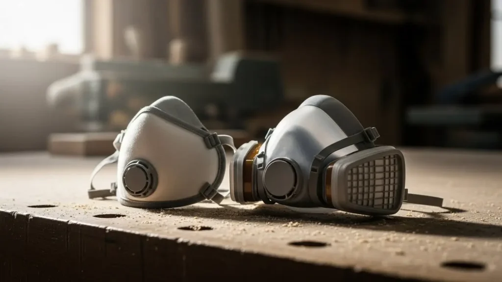 Dust Mask vs Respirator: Best Choice for Woodworking Safety | Tools Mirror